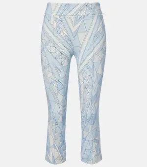 Emilio Pucci Angoli Jersey Capri Pants