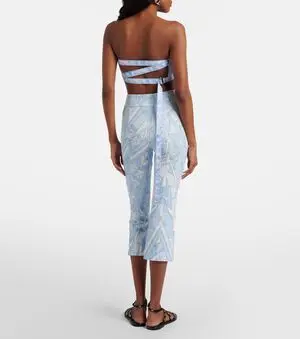 Emilio Pucci Angoli Jersey Capri Pants