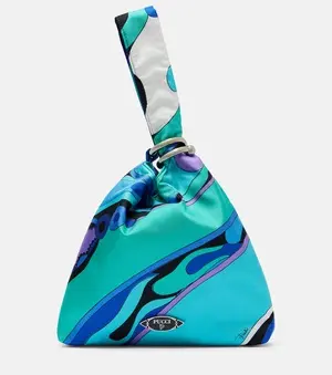 Emilio Pucci Emilio Orchidee Twill Top-handle Bag