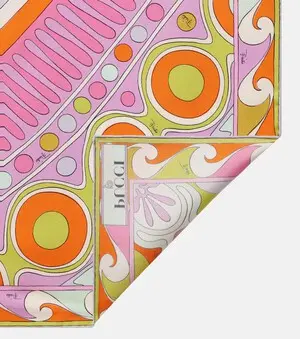 Emilio Pucci Soleil Silk Twill Scarf - Multicoloured