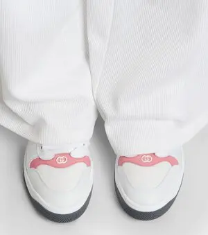 Gucci Screener Leather-trimmed Sneakers - Multicoloured