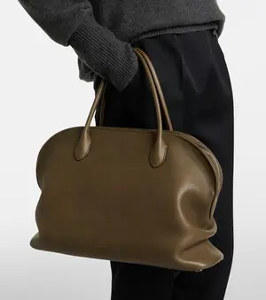 THE ROW Agnes 15 Leather Tote Bag