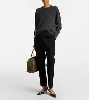 THE ROW Agnes 15 Leather Tote Bag