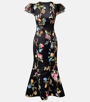 LEO LIN Sofia Embellished Floral Maxi Dress
