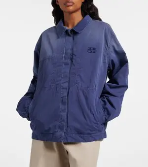 Miu Miu Cotton Twill Blouson Jacket