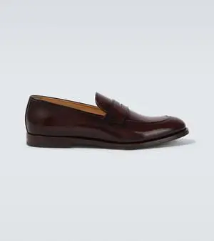 Brunello Cucinelli Leather Penny Loafers