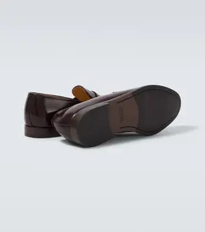 Brunello Cucinelli Leather Penny Loafers