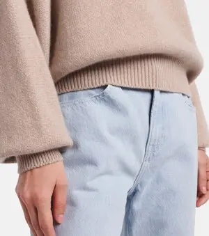 Khaite Margaux Oversized Cashmere Sweater - Beige