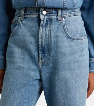 TOD'S High-rise Wide-leg Jeans