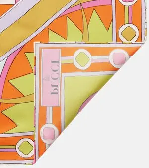 Emilio Pucci Vivara Silk Twill Scarf