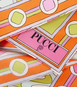 Emilio Pucci Vivara Silk Twill Scarf