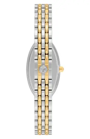 Tory Burch The Oval Elongated Bracelet Watch - Two Tone