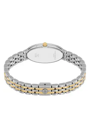 Tory Burch The Oval Elongated Bracelet Watch - Two Tone