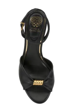 Vince Camuto Neala Ankle Strap Stiletto Sandal - Black