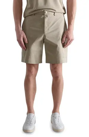 Mango Water Repellent Cargo Bermuda Shorts - Beige