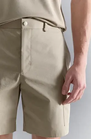 Mango Water Repellent Cargo Bermuda Shorts