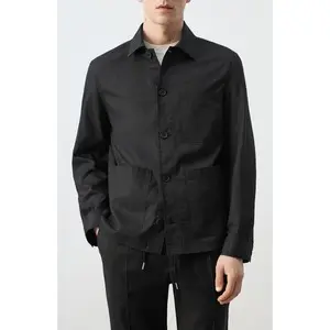 Mango Patch Pocket Jacket - Black