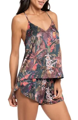 MIDNIGHT BAKERY Print Short Pajamas