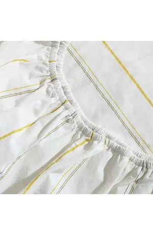 Calvin Klein Pinstripes 200 Thread Count Cotton Percale Sheet Set