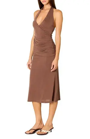 NIA Marina Halter Midi Dress