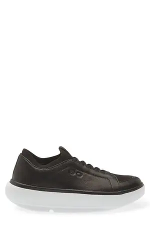 OOFOS Oomg+ Club Leather Walking Shoes - Black