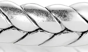 MR. ETTIKA Braided Cuff Bracelet In Plate