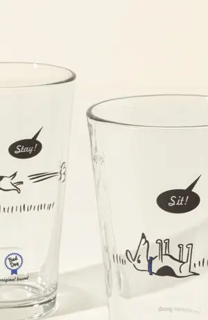 UNCOMMON GOODS Bad Dog Tumblers