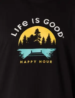 LIFE IS GOOD Big & Tall Happy Hour Graphic T-shirt