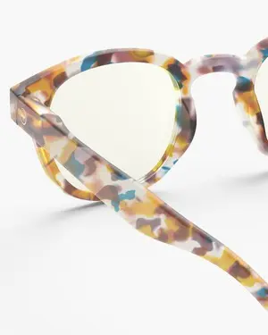 IZIPIZI Tortoiseshell Round Frame Screen Glasses