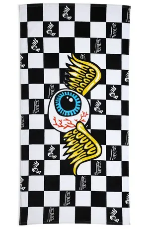 VON DUTCH Iconic Y2k 100% Cotton 30"x60" Beach Towel - Vision Board