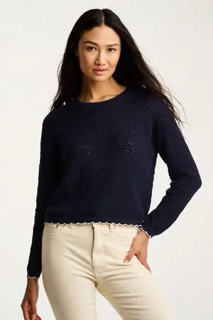 Lisa Todd Seaside Chic Sweater - Navy