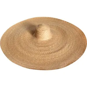 BRUNNA.CO The Solana Oversized Straw Sun Hat - Beige