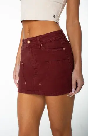 Roxy Reel Life Denim Miniskirt