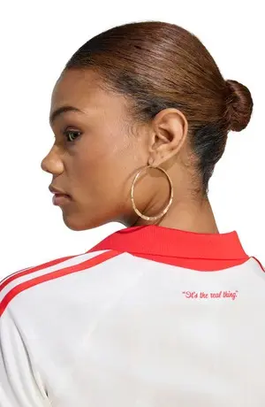Adidas X Coca-cola Cropped Polo Jersey