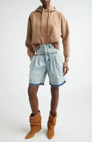 Isabel Marant Étoile Salmy Cotton Blend Hoodie