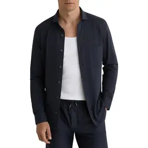 REISS Solarko Seersucker Button-up Shirt