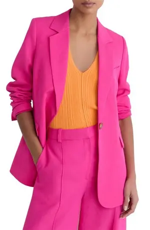 REISS Charli One-button Blazer