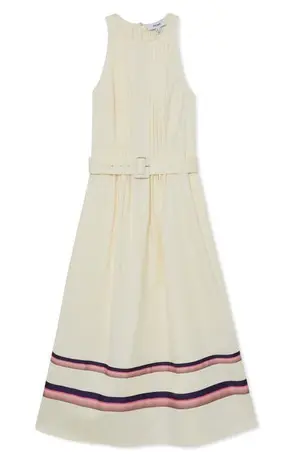 REISS Sara Belted A-line Dress