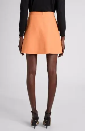 Valentino Garavani Virgin Wool Crepe Couture Skirt