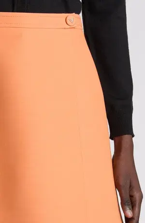 Valentino Garavani Virgin Wool Crepe Couture Skirt