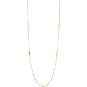 PANACEA Howlite Station Necklace - Ivory