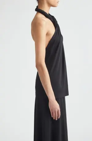 TOTEME Twisted Jersey Halter Top