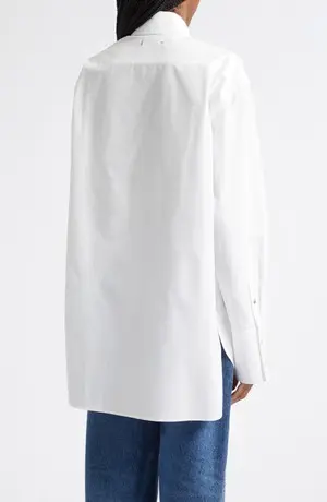 Ossou Tess Relaxed Fit Cascade Front Button-up Shirt