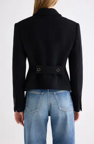 Chloé Wool Blend Bouclette Blazer
