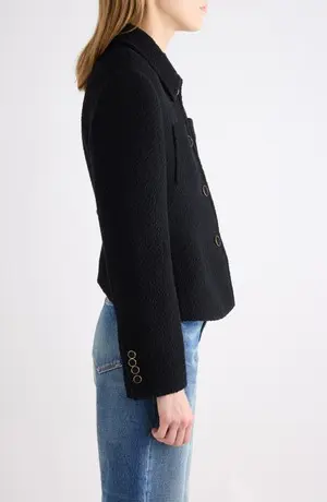 Chloé Wool Blend Bouclette Blazer