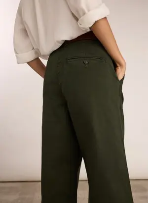 BAUKJEN Brielle Organic Cotton Wide Leg Trousers