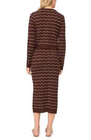 Ted Baker London Ripple Scallop Cardigan