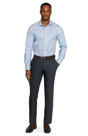 W.R.K Slim Fit Floral Stem Reworked Button-up Shirt