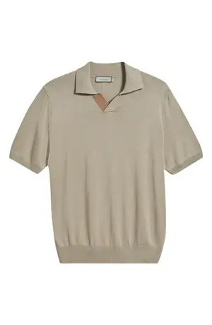 Canali Regular Fit Johnny Collar Polo