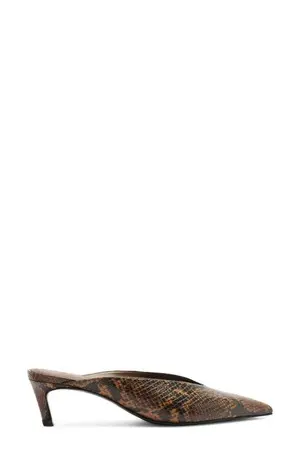 Schutz Loren Mule - Pecan Brown